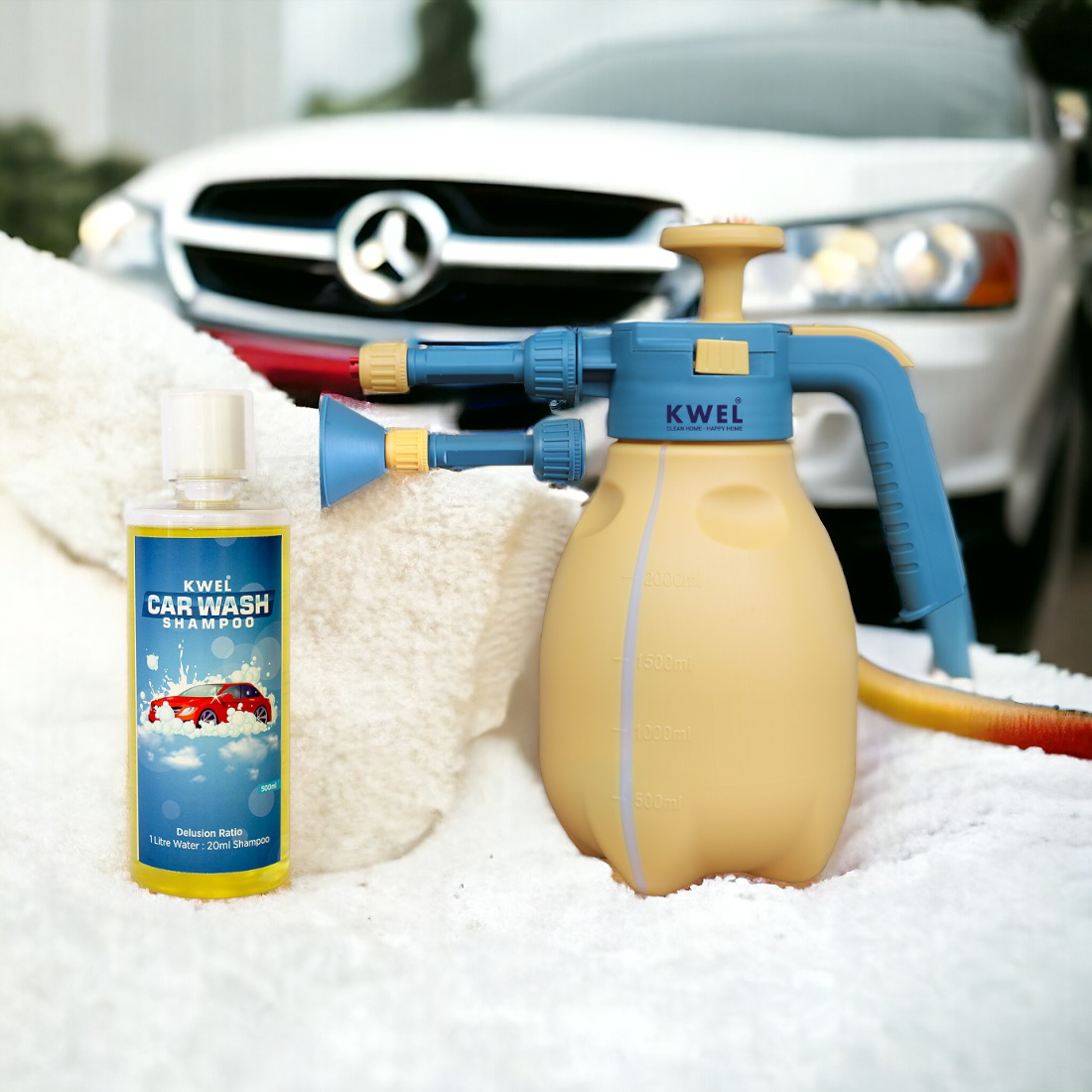 KWEL Foam Sprayer Multi Purpose (3in1) Heavy Duty for Car Wash with 50 ...